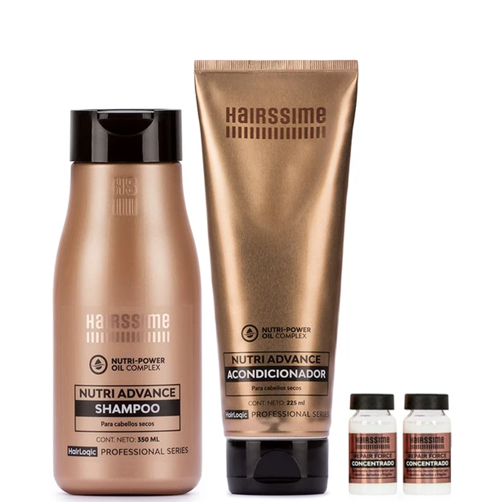 Kit Nutri Advance + 2 ampollas repair force– Hairssime Store